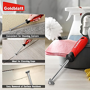 Goldblatt Grout Removal Tool with Replacement Carbide Tip - Professional Grout Cleaner, Caulking Remover, Scraper with Soft-Grip Handle, for Cleaning Floor Ceramic Tile Gaps, Tile Joints or Corners