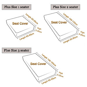 cjc 2023 New Universal Sofa Cover, Wear-Resistant High Stretch Couch Cushion Slipcovers, Anti-Slip L Shape Sofa Covers - Tear Stain Resistant Sofa Protector (Light Blue, Back Cover M)