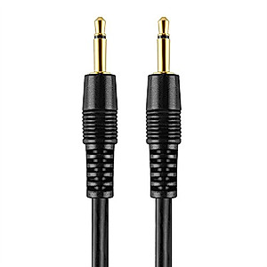TNP 3.5mm Mono Cable (6FT) - 12V Trigger, IR Infrared Sensor Receiver Extension Extender, 3.5mm 1/8" TS Monaural Mini Mono Audio Plug Jack Connector Male to Male Cable Wire Cord