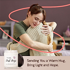 LUMELOOM Sympathy Gifts for Loss of Loved One, Bereavement Gift Ideas- 9oz Lavender Scented Soy Wax Candle- Grief Gifts for Women, Thinking of You, Miscarriage Gifts, Memorial Gifts, Condolences Gift