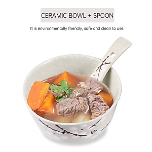 Cabilock 1 Set 6 Pcs Tableware Japanese Style Dishes Pottery Fruit Bowl Chinese Tea Cup Ceramic Tea Cup Japanese Porcelain Dinnerware Hand- Dinner Plates Sauce Dish Individual Wood Pickles