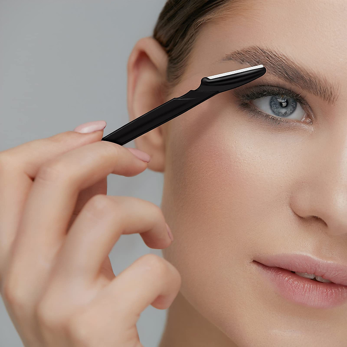 6 Pieces Spring Facial Hair Remover with Eyebrow Remover Trimmer Beveled Tweezers Threading Hair Removal Face Epilator Tool for Women Removes Hair on The Upper Lip Chin Cheeks