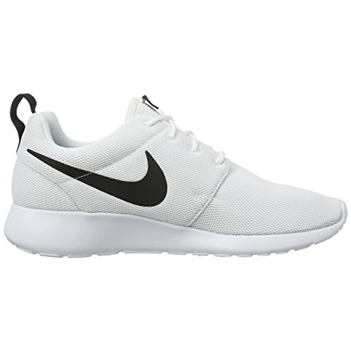 Nike Womens Roshe One Running Shoes (6 B(M) US)(White/White/Black)