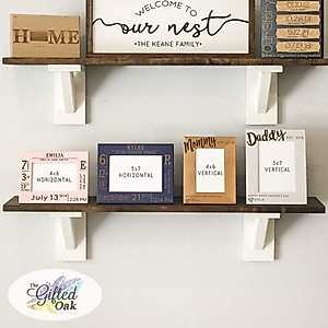 Personalized Birth Announcement Picture Frame with Stats - Newborn Baby Picture Frame - Nursery Decor - Gift for New Parents - Custom Baby Frame - Newborn Frame - Birth Information Frame