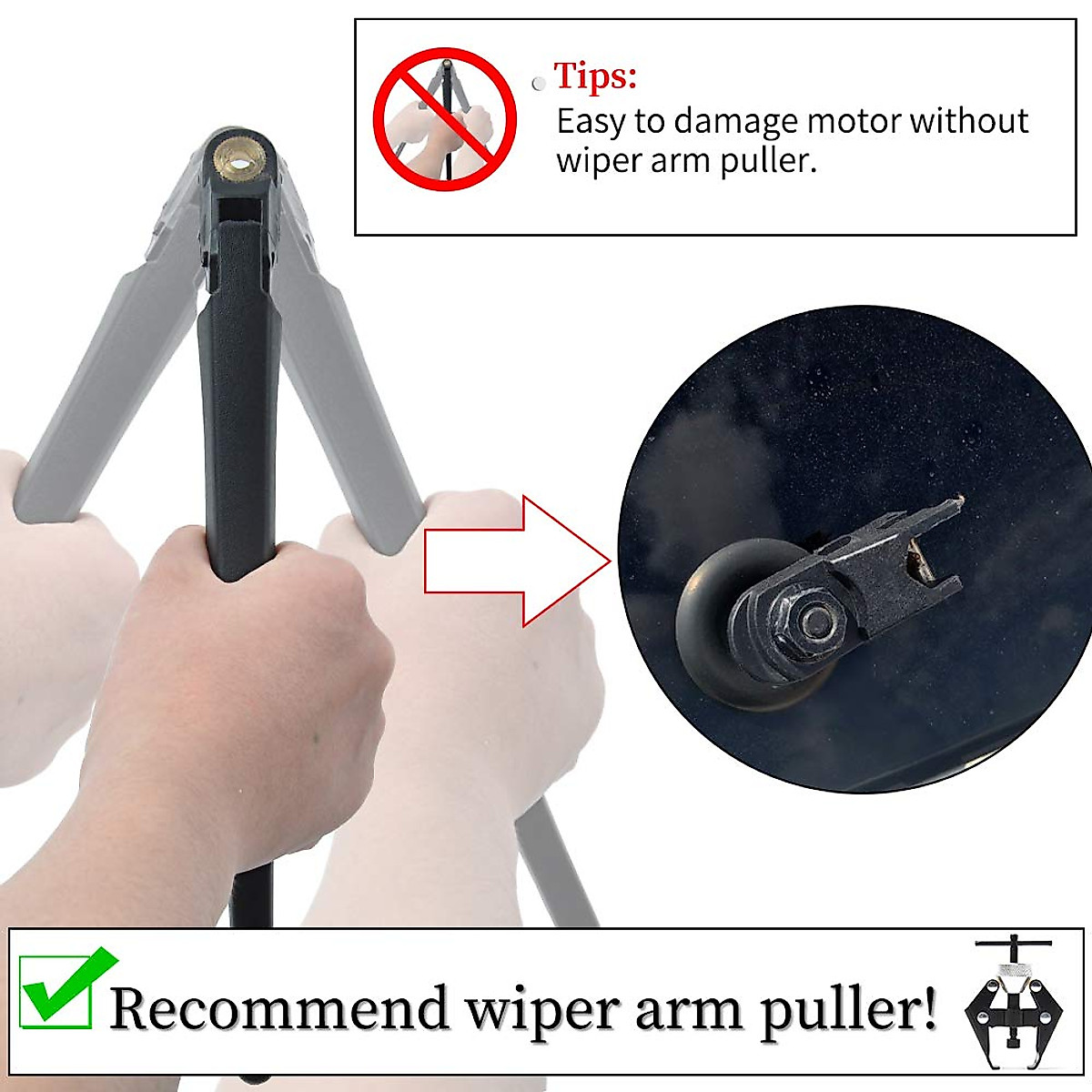 OTUAYAUTO Battery Terminal and Wiper Arm Puller
