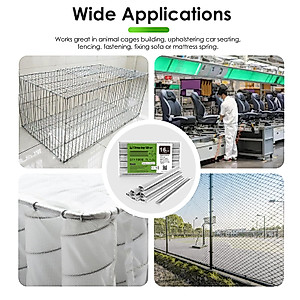 China-top Silver SC760 16 Gauge 5/8'' Crown C Ring Staples C-Rings Hog Rings