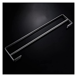 TOWEL BAR RACK Towel Rack Towel Bar Wall-Mounted Towel Bar, Stainless Steel Towel Rack Bathroom Towel Holders, Double Rails Bath Storage Shelf Bathroom Accessories Towel Storage Holder Bathroom Hardwa