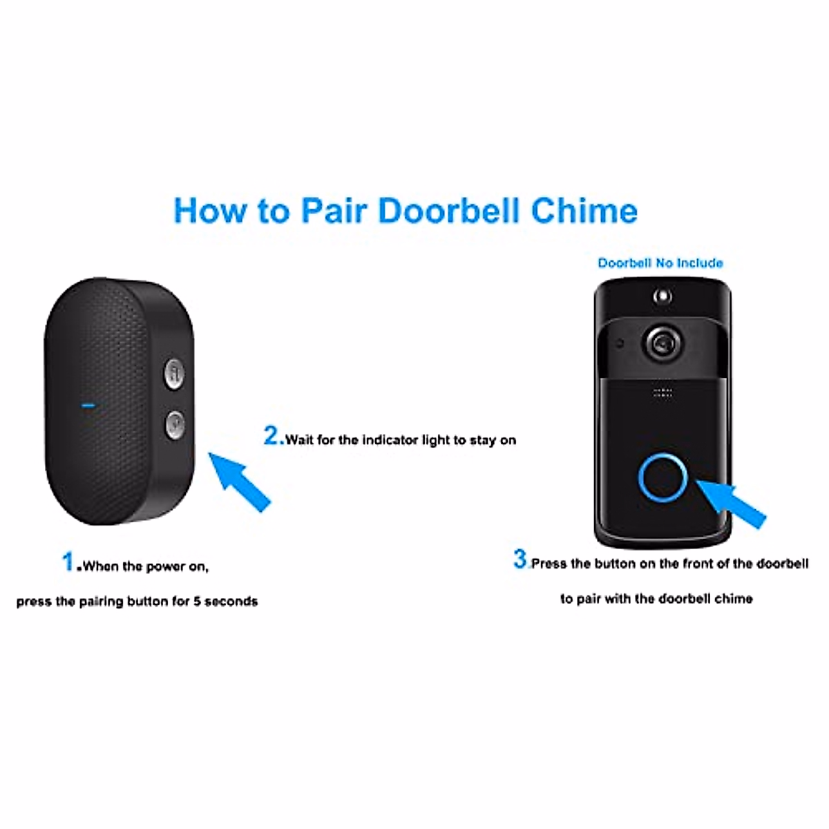 Video Doorbell Chime Receiver [ not compiable with Ring / Blink] (doorbell Chime Receiver)