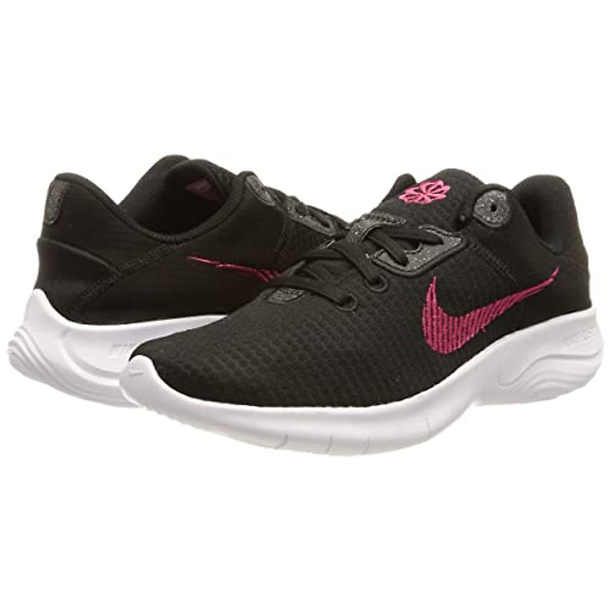 Nike Women's Sneaker, Black Rush Pink White, 10