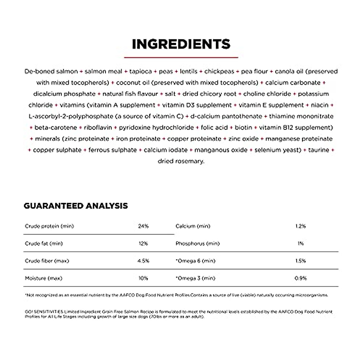 GO! SOLUTIONS Sensitivities – Salmon Recipe – Limited Ingredient Dog Food, 3.5 lb – Grain Free Dog Food for All Life Stages – Dog Food to Support Sensitive Stomachs