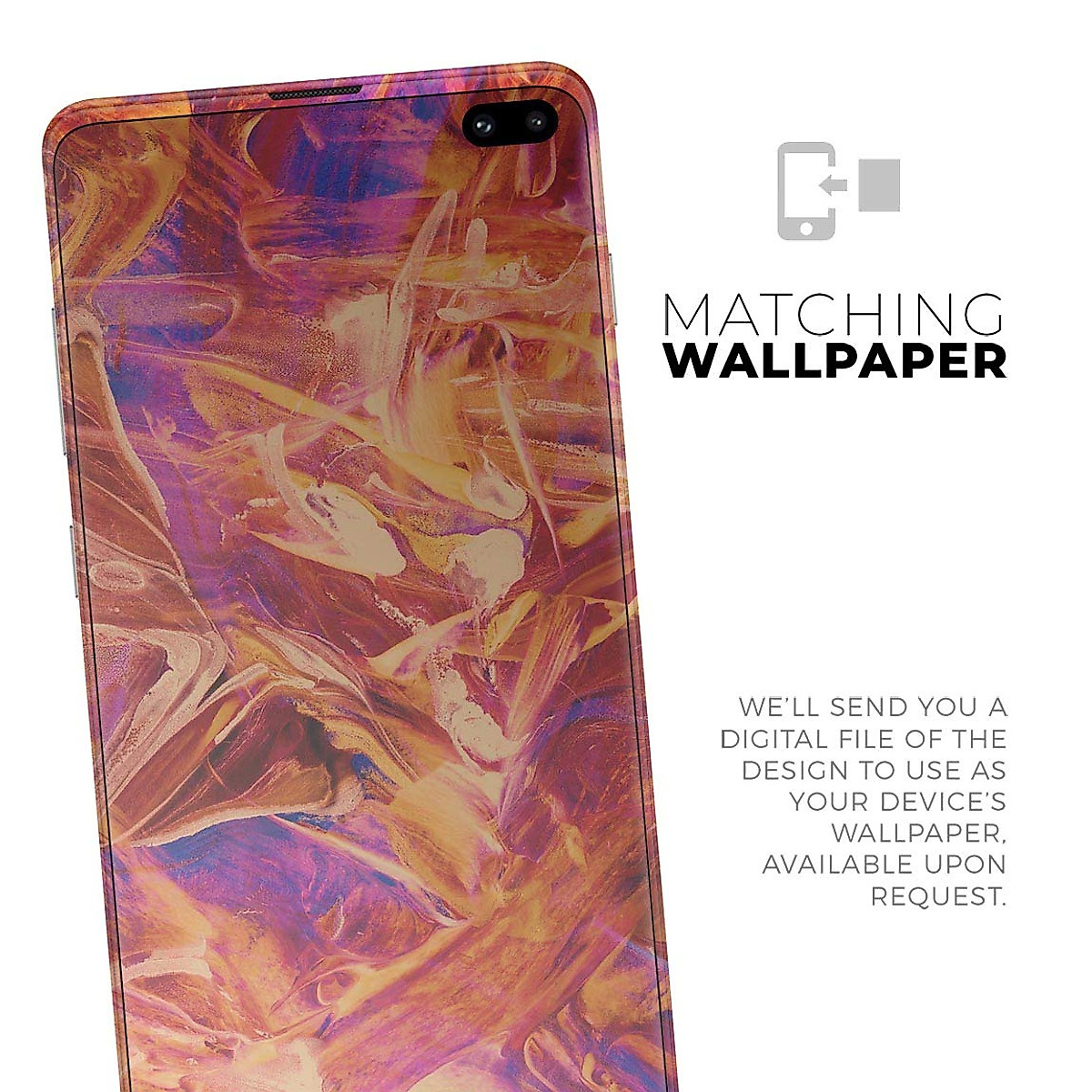 DesignSkinz Liquid Abstract Paint Remix V60 Protective Vinyl Decal Wrap Skin Cover Compatible with The Samsung Galaxy S20 (Screen Trim & Back Glass Skin)