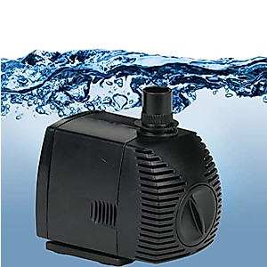 Little Giant PES-380-PW 115-Volt, 380 GPH Magnetic Drive Pump for Fountains and Small Ponds with 15-Ft. Cord, Black, 566718