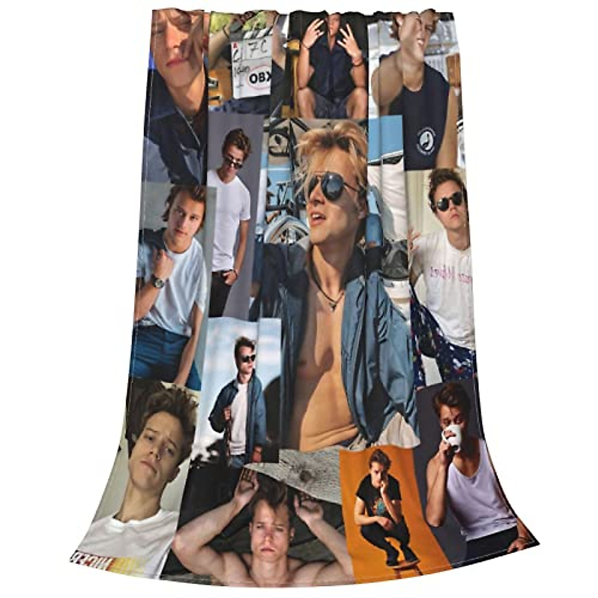 Television Series Pogue Life,Outer Banks North Carolina Blanket Soft Cozy Throw Blanket Flannel Blankets for Bed Car Couch Living Room Travel50 x40