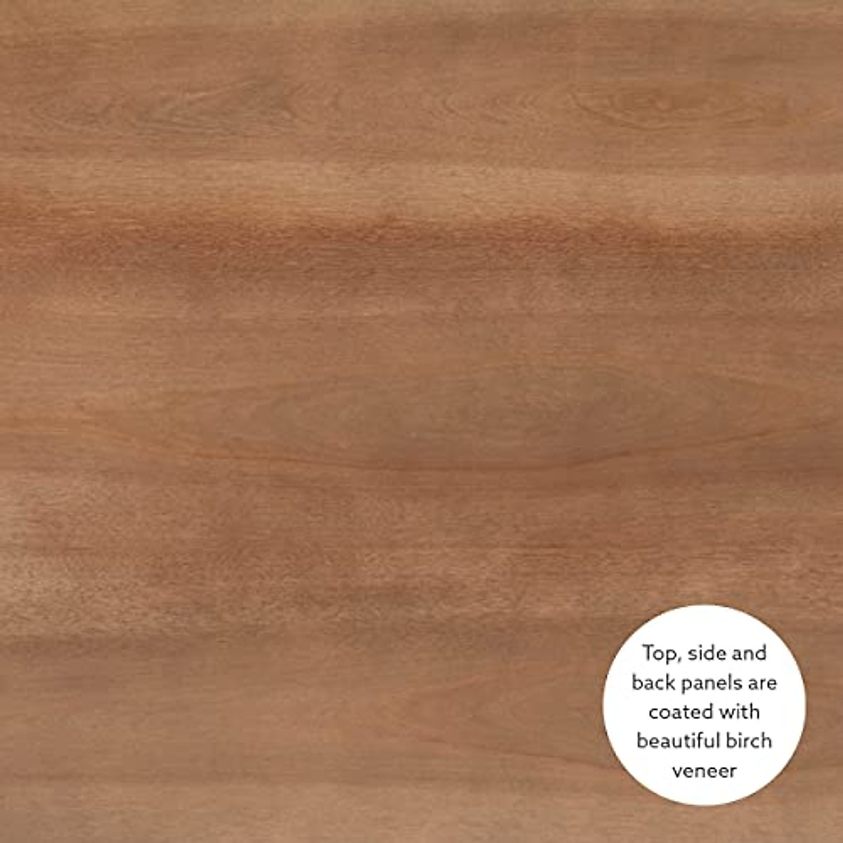 Linon Natural Dutton Wood and Rattan Desk