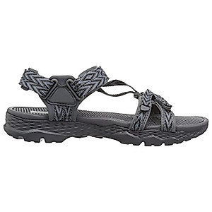 Skechers Performance Women's Go Walk Outdoors-Runyon Sport Sandal, charcoal, 7 M US
