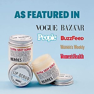 100% Natural Lip Scrub for Soft, Smooth Lips, Vegan Lip Scrub Gentle Exfoliator for Chapped and Dry Lips. 2 pc Coconut Lip Exfoliator Set lip exfoliator.