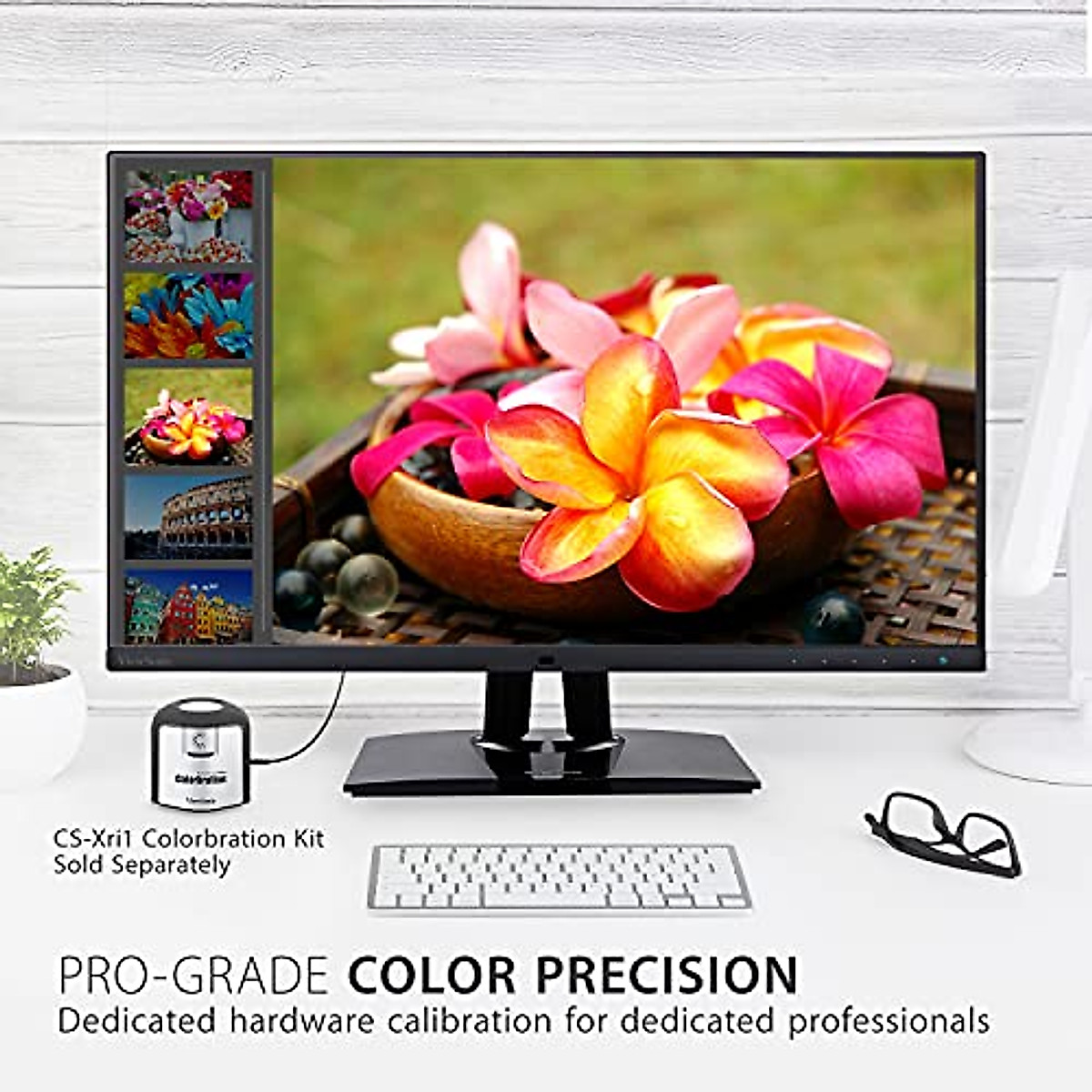 ViewSonic VP2785-4K 27-inch 4K Ultra HD Professional Monitor with 99% Adobe RGB, Delta E<2, Hardware Colour Calibration, 2x HDMI, Display Port, USB-C for Graphic Design, Photo & Video Editing