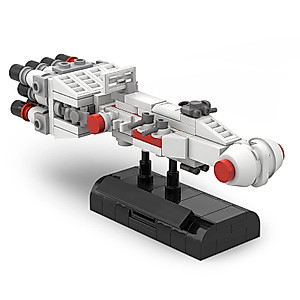 A New Hope Tantive IV Building Kit, Rebel Blockade Runner Famous Movie Model, Space Wars Building Set, Awesome Gift and Movie Collectible Building Toy for Fans and Kids (167 Pieces)