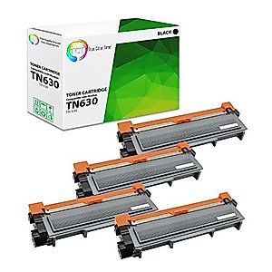 TCT Premium Compatible Toner Cartridge Replacement for Brother TN-630 TN630 Black Works with Brother HL-L2340DW L2360DW L2380DW MFC-L2700DW L2740DW DCP-L2520DW L2540DW Printers (1,200 Pages) - 4 Pack