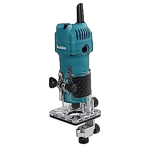 Makita 3709 1/4" Fixed Base Laminate Trimmer Teal
