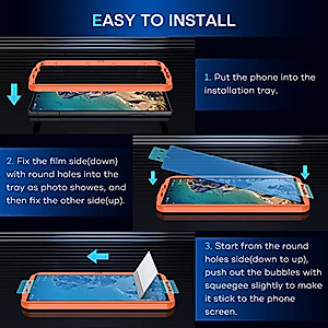 AACL [4-Pack] Pixel 7 Screen Protector for Google Pixel 7 5G [Not Glass] - Screen Protector for Pixel 7 Hybrid Film [7H][Fingerprint Compatible][Alignment Tool]