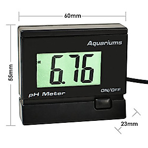 Digital pH Monitor Meter ATC 0~14.00pH Replaceable Electrode Probe BNC Water Quality Monitoring Tester Kit Aquarium Hydroponics Spa Tank Pool Laboratories