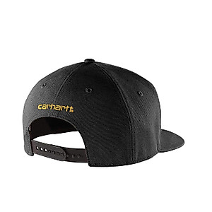 Carhartt Men's 100 Percent Cotton Duck Moisture Wicking Fast Dry Ashland Cap,Black,One Size