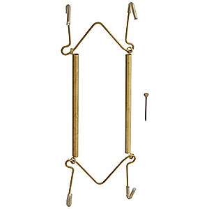 Better Houseware Plate Hanger Brass, FITS 7"-10" PLATES