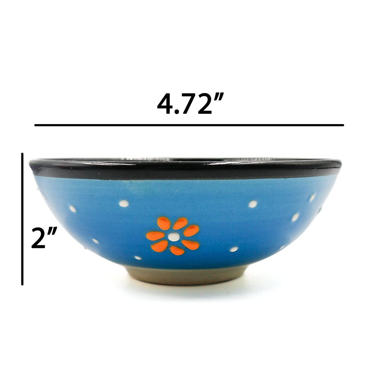 Ali Ceramic Bowls 4.72 Inches Set of 4 Dishwasher Microwave Safe Ceramic Bowls for Cereal Salad,Fruit,Vegetable,Ice Cream,Soup,Yoghurt,Olive,Cheese,Colorful Eating Cup