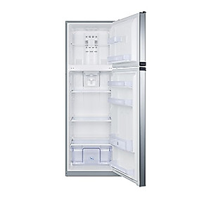 Summit FF948SS 8.8 cu.ft. Frost-Free Refrigerator-Freezer In Slim 22” Width For Small Kitchens, Stainless Steel