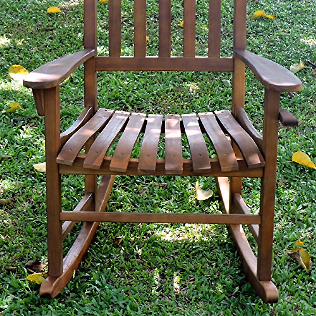 Merry Products MPG-PT41110 Rocking Chair, northbeam Natural Stained Traditional Rocker