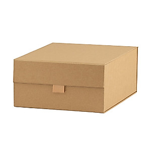 Brown Kraft Gift Box 8x8x4 Inches 20 PACK, Great for All Occasions Boxes for Gifts, Cupcake Box, Cake Box, Craft Box
