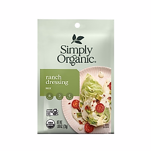 Simply Organic Ranch, Certified Organic, Gluten-Free | 1 oz