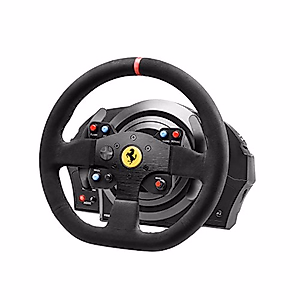 THRUSTMASTER T300 Ferrari Integral Racing Wheel Alcantara Edition Racing Wheel with pedals Compatible with (PS5, PS4, PC)