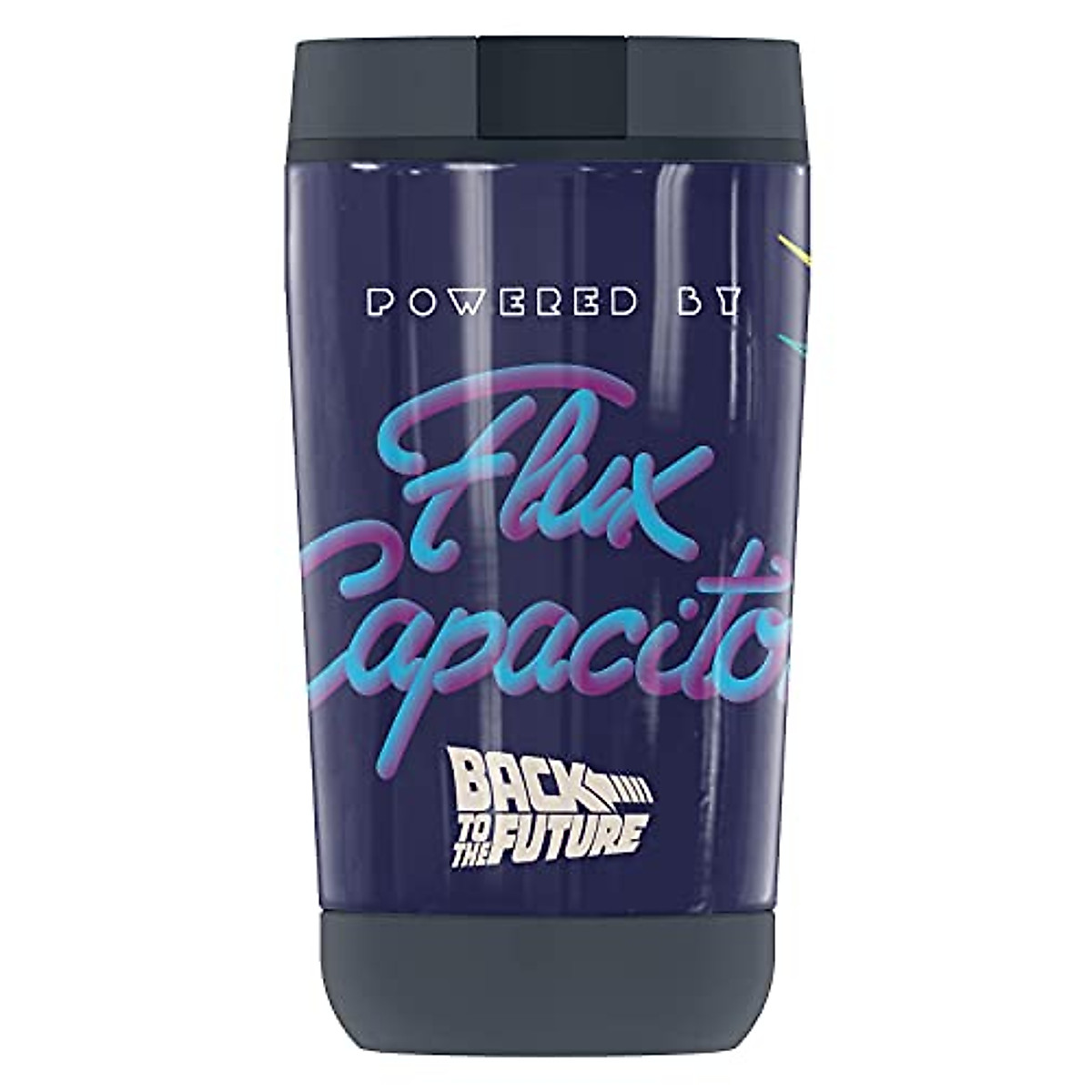 THERMOS Back To The Future Powered By Flux Capacitor GUARDIAN COLLECTION Stainless Steel Travel Tumbler, Vacuum insulated & Double Wall, 12 oz.