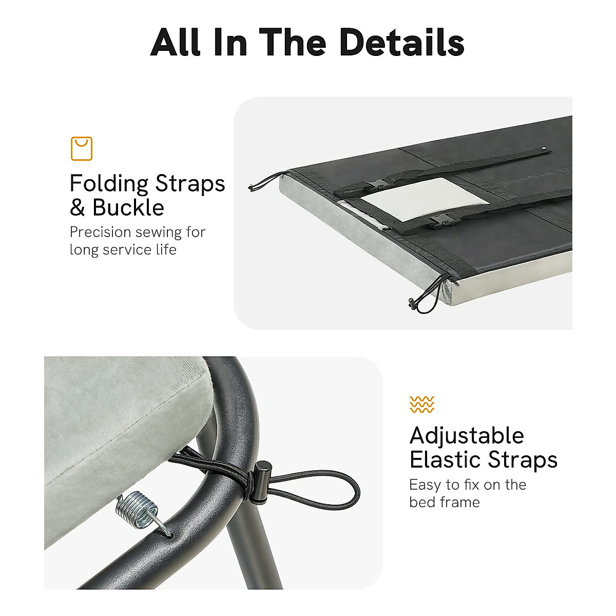 Willpo CertiPUR-US Foam Camping Mattress, Travel Cot Mattress Pad Portable Roll Up Sleeping Mattress Mats Guest Floor Bed for Camping Cot w/Removable Waterproof Velboa Cover & Travel Bag