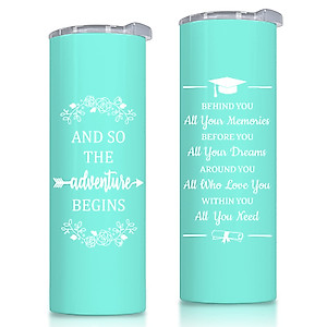 Graduation Gifts for Her 2024,Best College Graduation Gifts 2024 High School Graduation Tumbler,Cool Personalized Graduation Gifts for Girls Women Daughter Nurse Sister Friend Grad Gifts for Graduates