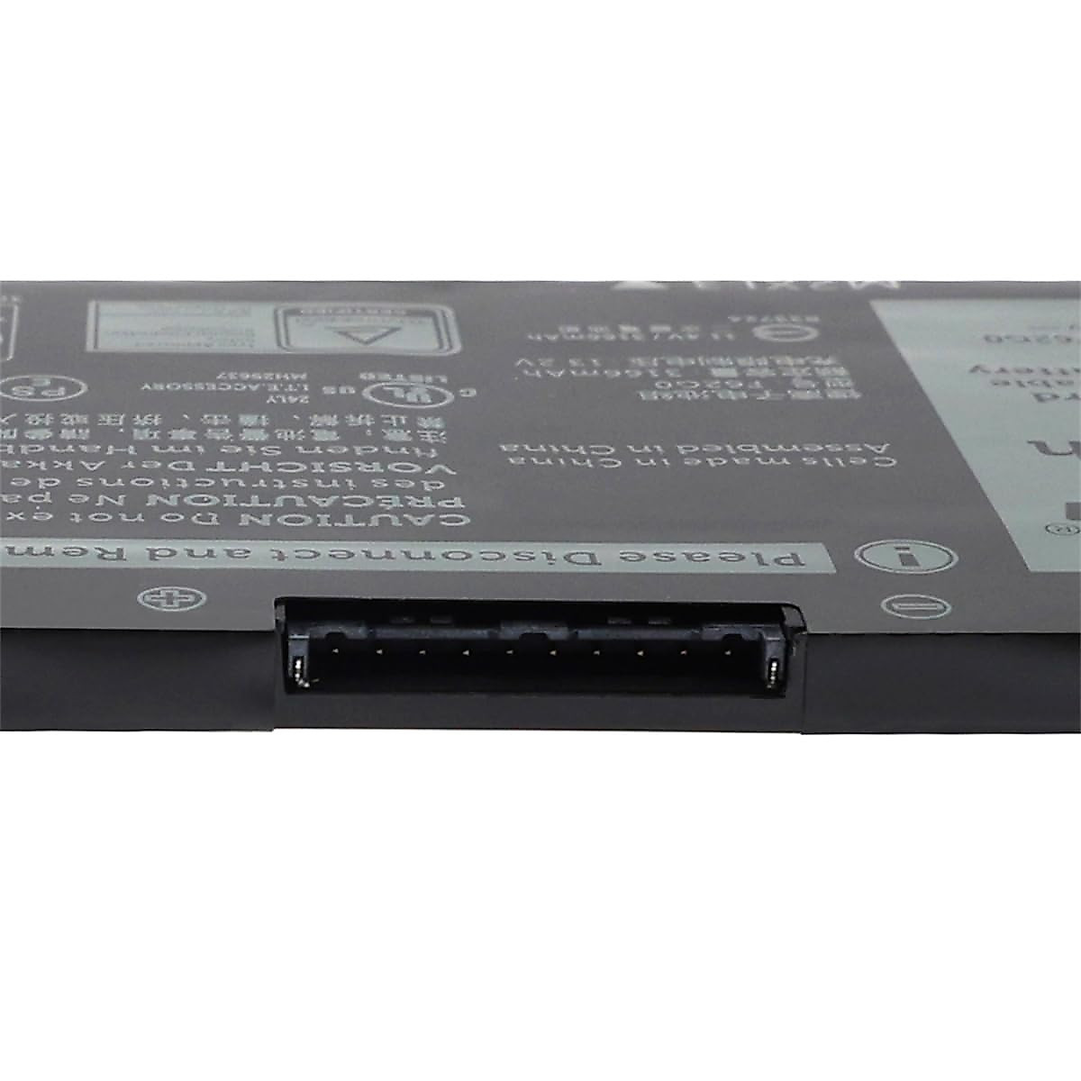 Tanch F62G0 Laptop Battery 451-BCBY FG260 Replacement for Dell Inspiron 13 7000 2 in 1 7370 7373 7380 Inspiron 13-5000 5370 11.4V 3166mAh 38Wh