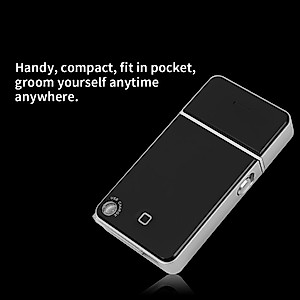 Sonew Men's Beard Trimmer Facial Electric Rechargeable Shaver for Face, Nose, and Ear Hair, with USB Charger