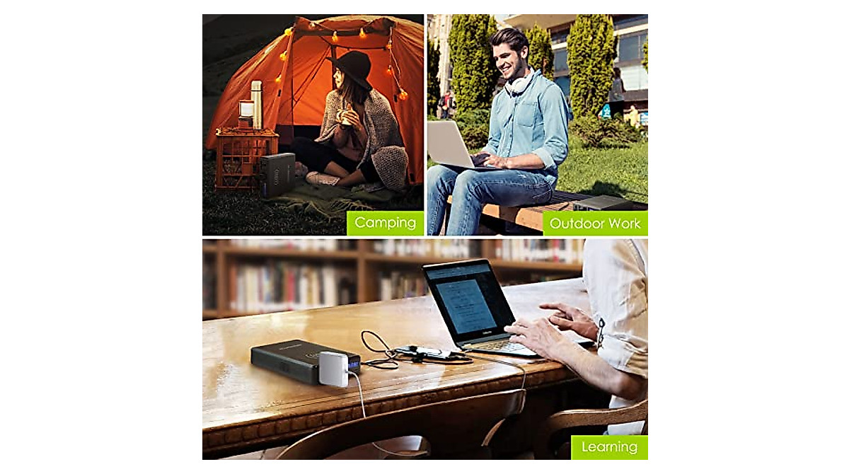 ALLPOWERS Portable Power Bank 41600mAh with AC & Wireless Charging