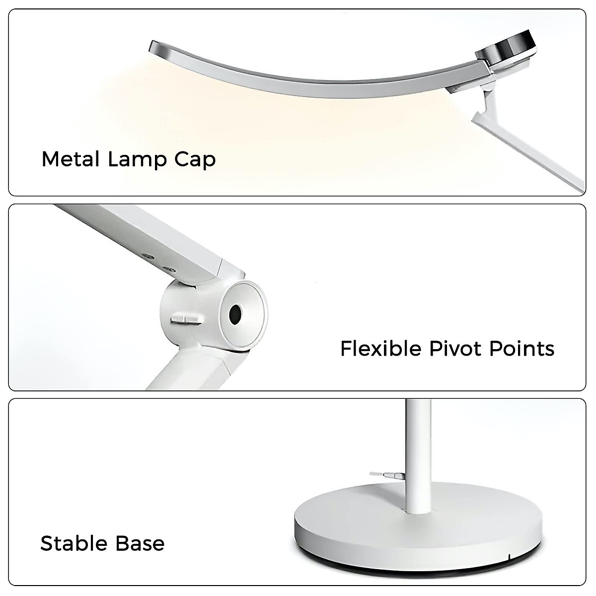 HAPPY NOCNOC LED Floor Lamp Warm/Cool White LED White Floor Lamp