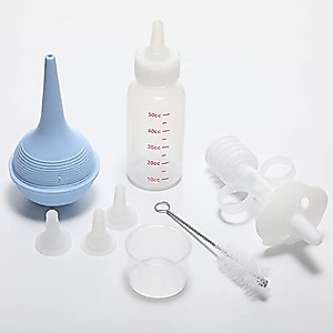 13 Pack Puppy Feeding Tube Kit Includes 8 FR Red Rubber Kitten Feeding Tubes, Clear Feeding Tube Syringes 10 ml 30 ml 60 ml Feeding Tools for Small Animals Supplies