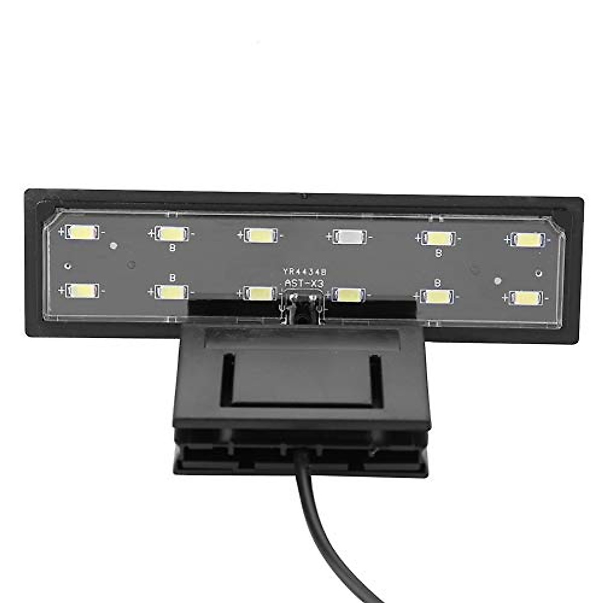 Santing Waterproof Aquarium Light Lightweight Energy Saving Aquarium Clip Lamp Eco-Friendly for Aquarium Breeding Freshwater Fish Tank