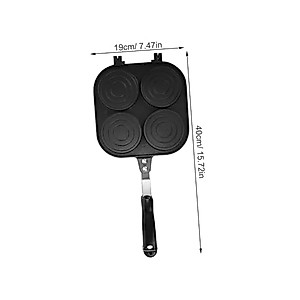 CIYODO Non Stick Frying Pan and Hamburger Making Mold Non Sticking Kitchen Pot for Versatile Cooking Ideal for Breakfast and More