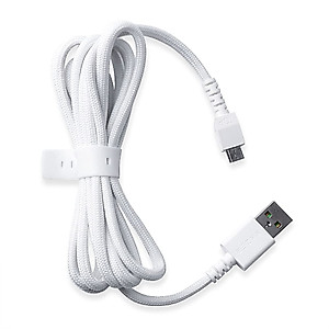 USB Charging Cable for Razer Naga Pro 20000 DPI & DeathAdder V2 pro & Razer Basilisk & Razer Viper Ultimate Hyperspeed Lightest Mercury Edition/Quartz Mouse (White)