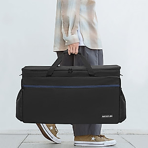 AKOZLIN Padded DJ Mixer Gig Bag Controller Travel Shoulder Bag Fits for Pioneer RX/NI Traktor Kontrol S8/DDJ SX SX2 SX3/DDJ 800/DDJ FLX6/DDJ1000 1000SRT/MC7000