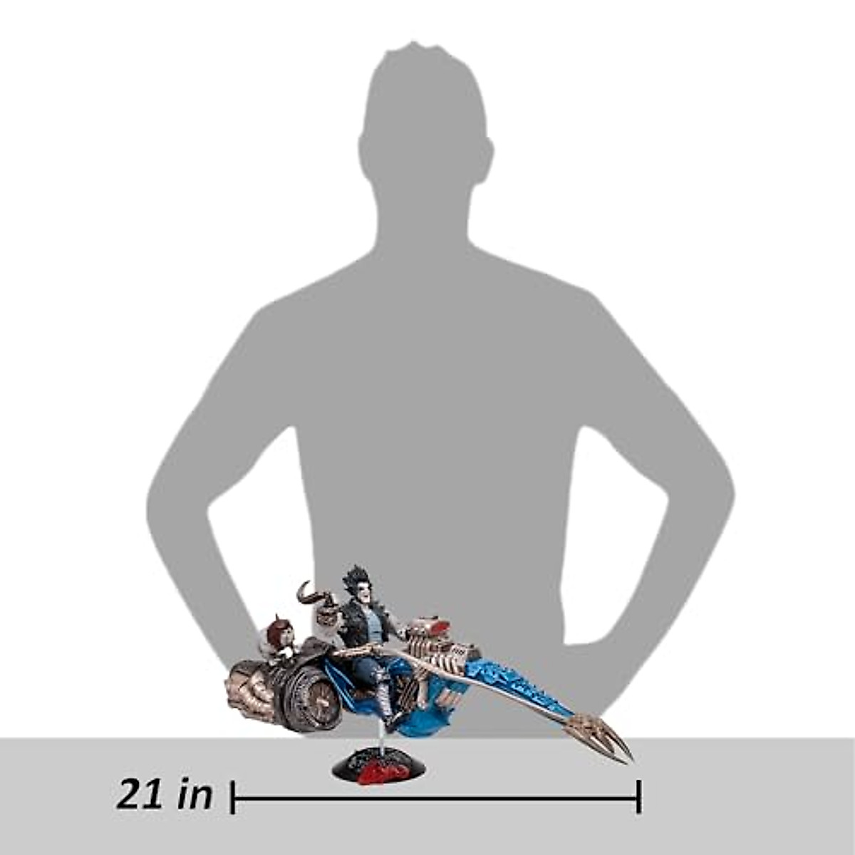 McFarlane Toys - DC Multiverse Lobo & Spacehog (Justice League of America) - 7in Scale Action Figure with Vehicle, Gold Label, Amazon Exclusive