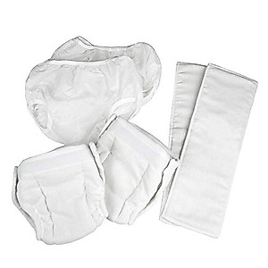 Dappi Reusable Waterproof Nylon Diaper Pants Bundle, Small