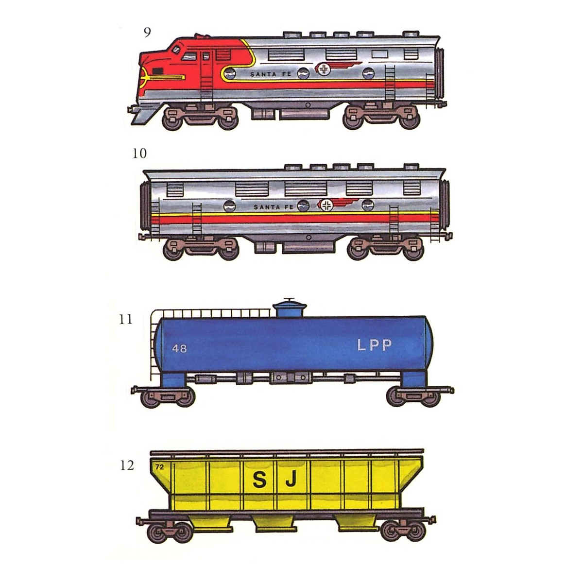 Train Stickers (Dover Little Activity Books Stickers)
