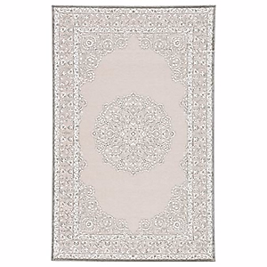 Jaipur Living Malo 5'X7'6" Area Rug, Contemporary Gray, with 1/4" Pile Height, for Indoor Spaces, Living Room, entryway